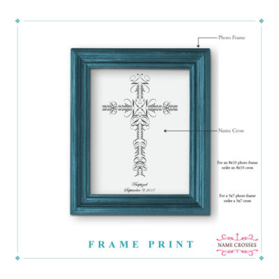 First Communion Cross for Boys – Name Crosses
