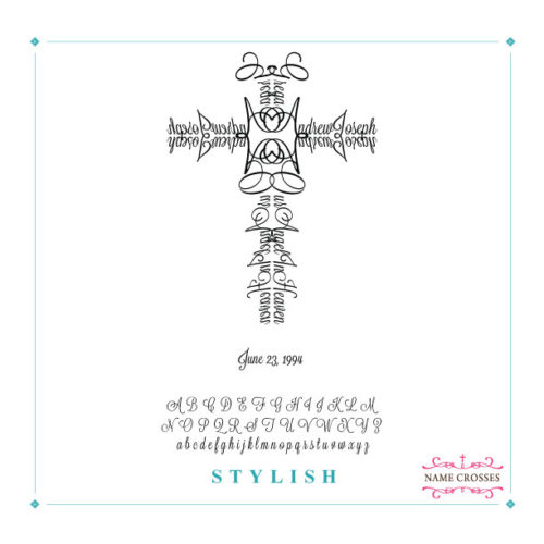 Infant Loss Memorial Cross – Name Crosses